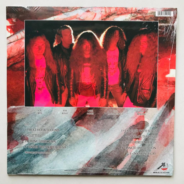 Cannibal Corpse - Butchered At Birth - Limited Clear Black Smoke LP ...