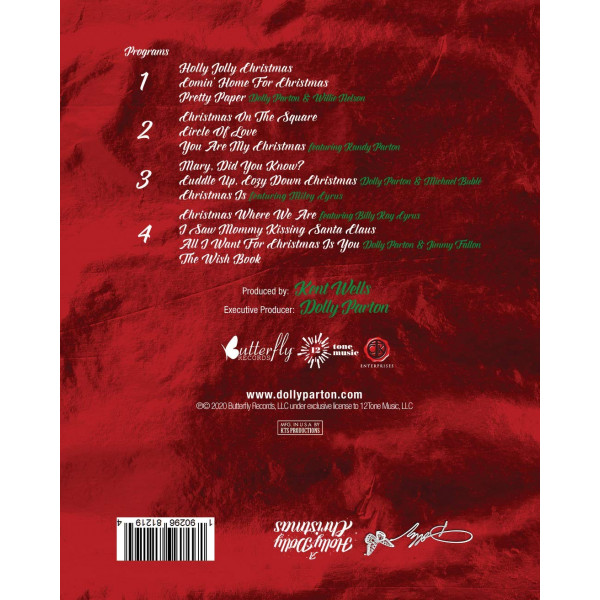 Dolly Parton - A Holly Dolly Christmas - 8 Track Cartridge
