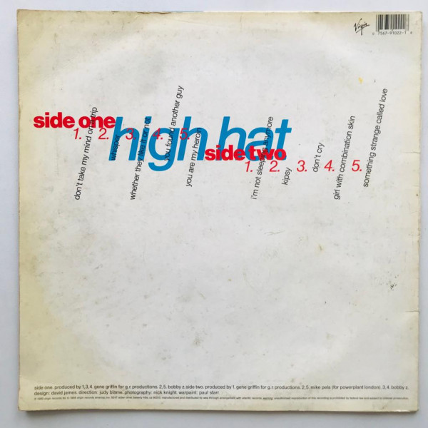 Boy George - High Hat - LP Vinyl Piringan Hitam PH