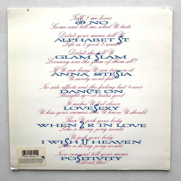 Prince - Lovesexy - LP Vinyl Piringan Hitam PH Prince - Lovesexy - LP Vinyl Piringan Hitam PH