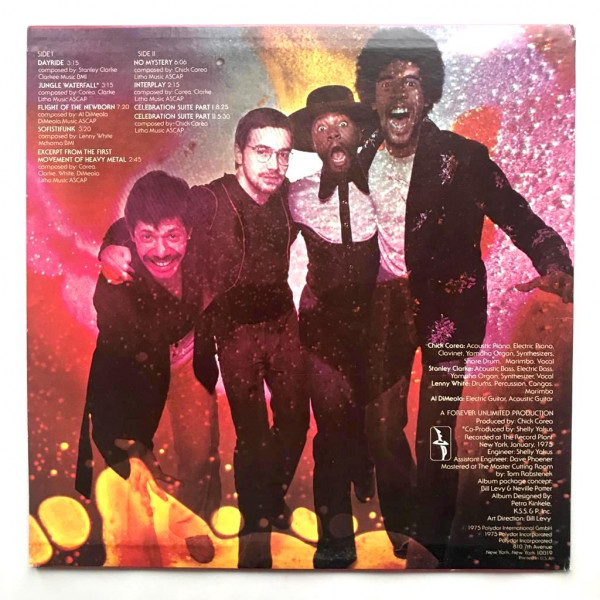 Return To Forever Featuring Chick Corea - No Mystery - LP Vinyl PH