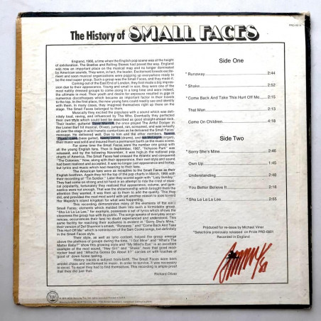 Small Faces - The History Of Small Faces - LP Vinyl PH