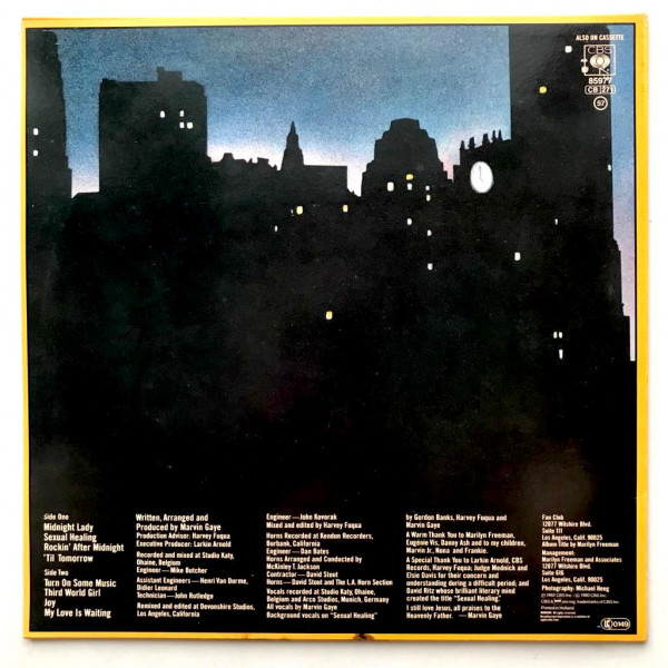 Marvin Gaye - Midnight Love - LP Vinyl Piringan Hitam PH Marvin Gaye - Midnight Love - LP Vinyl Piringan Hitam PH