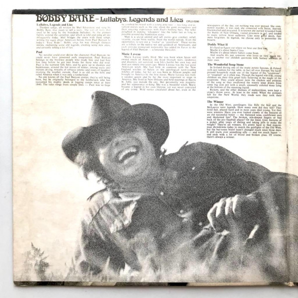 Bobby Bare - Sings Lullabys, Legends And Lies - 2 LP Vinyl PH