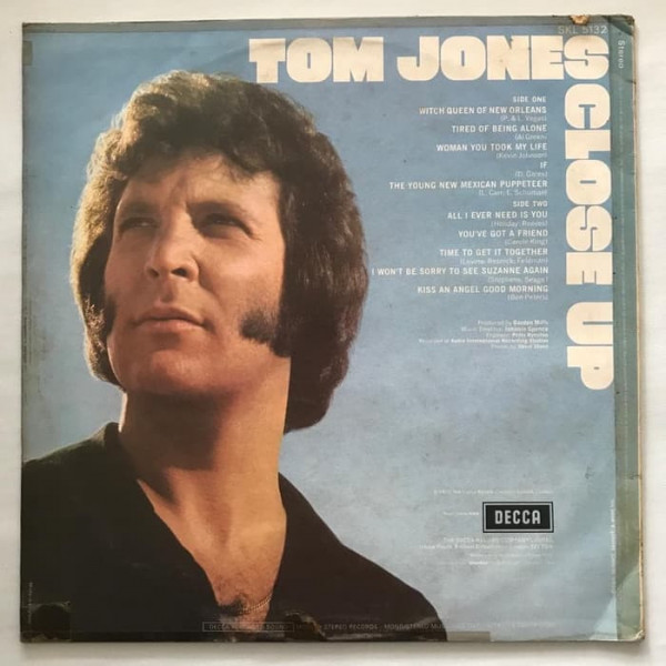Tom Jones - Close Up - LP Vinyl Piringan Hitam PH