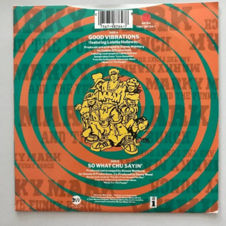 Marky Mark - Good Vibrations - Single Vinyl Piringan Hitam PH