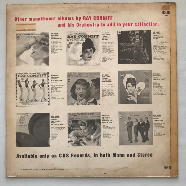 Ray Conniff - Invisible Tears - LP Vinyl Piringan Hitam PH