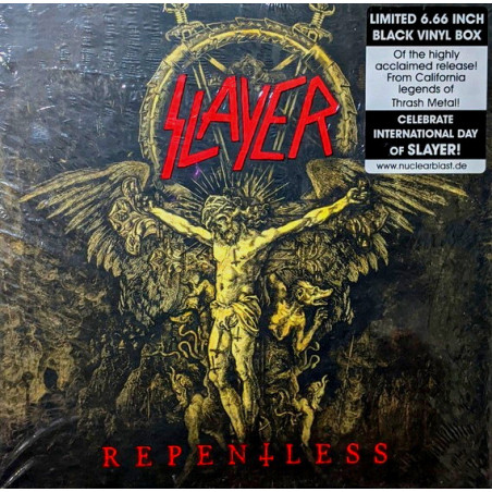 Slayer - Repentless - 6 x 6.66" Vinyl Piringan Hitam PH