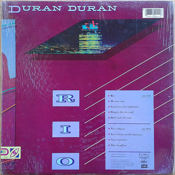 Duran Duran - Rio - LP Vinyl Piringan Hitam PH