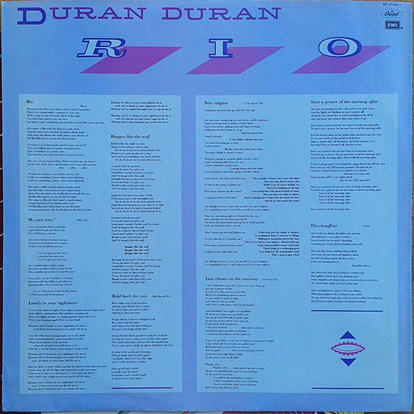 Duran Duran - Rio - LP Vinyl Piringan Hitam PH