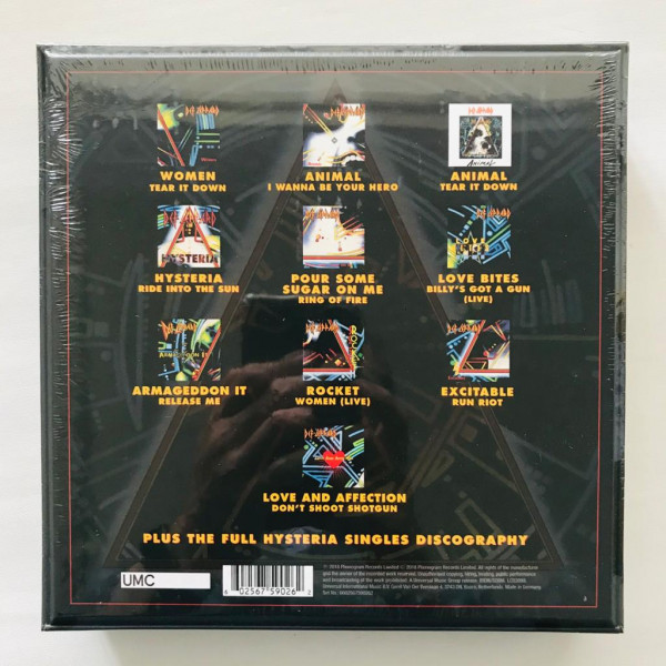 Def Leppard - Hysteria - The Singles - Box Set Singles Vinyl PH
