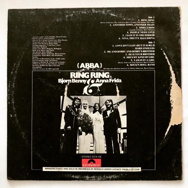 ABBA - Ring Ring - LP Vinyl Piringan Hitam PH