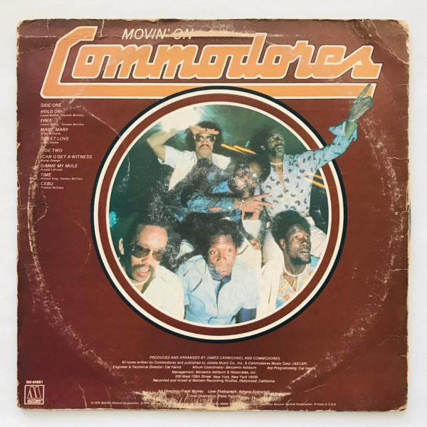 Commodores - Movin' On - LP Vinyl Piringan Hitam PH