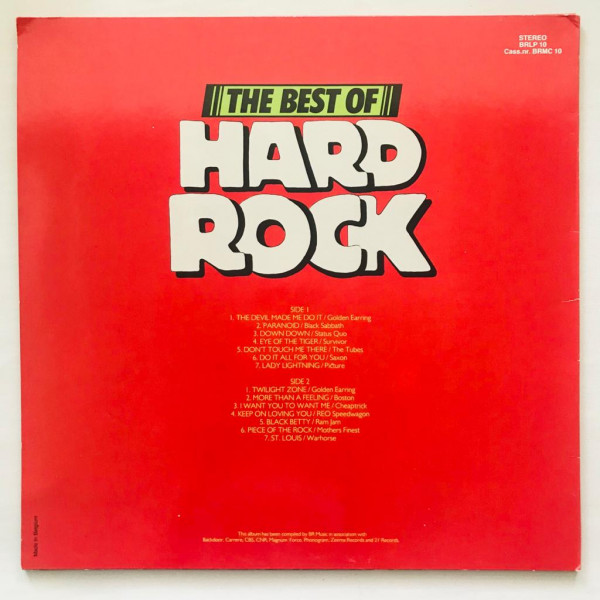 Best Of Hard Rock, The - LP Vinyl Piringan Hitam PH