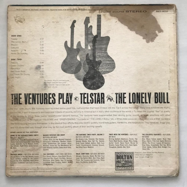 Ventures, The - The Ventures Play Telstar, The Lonely Bull - LP Vinyl PH