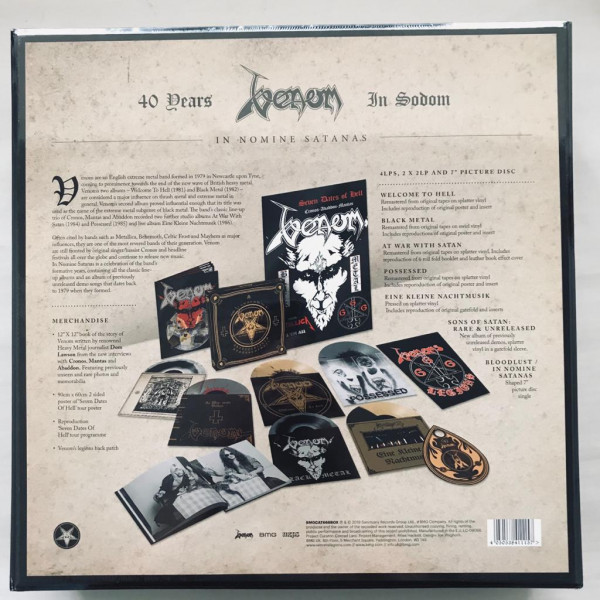Venom - In Nomine Satanas - Limited Deluxe Box Set LP Vinyl PH