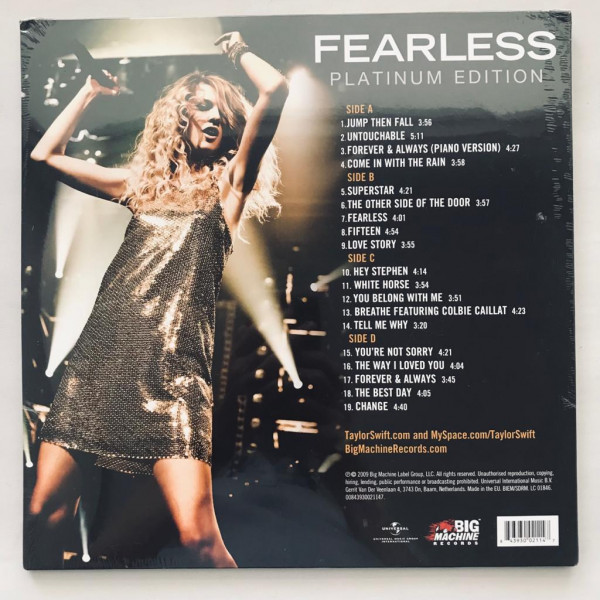 Taylor Swift - Fearless (Platinum Edition) - 2 LP Vinyl Piringan Hitam PH
