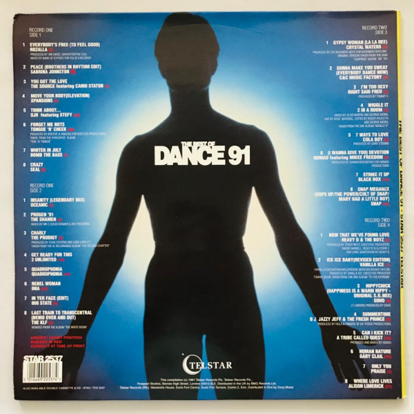Various - The Best Of Dance 91 - Hits - 2 LP Vinyl Piringan Hitam PH