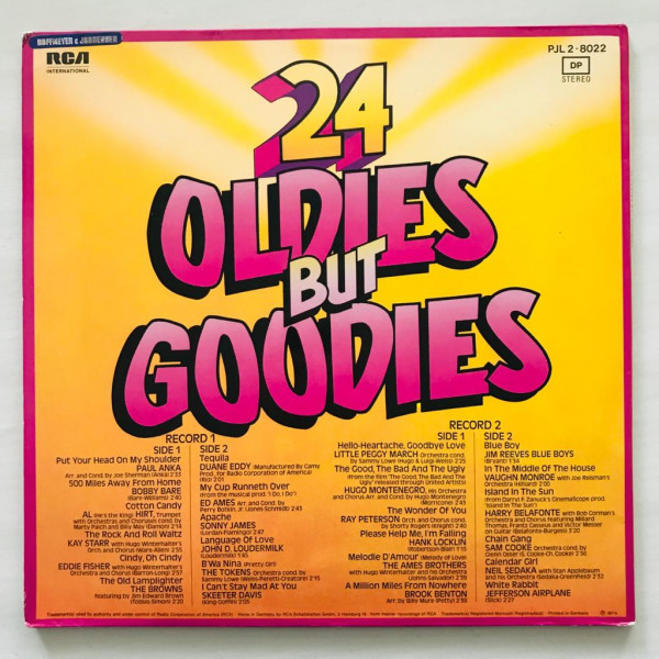 Various - 24 Oldies But Goodies - Hits - 2 LP Vinyl Piringan Hitam PH
