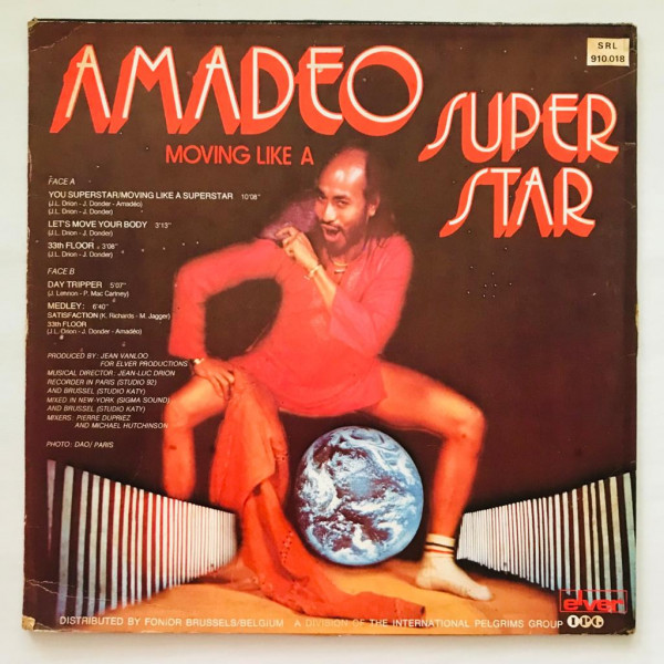 Amadeo - Moving Like A Super Star - LP Vinyl Piringan Hitam PH