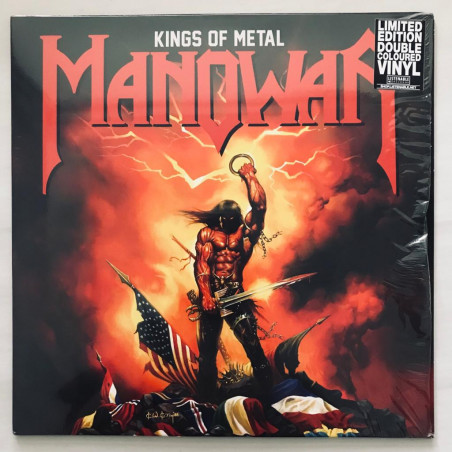 Manowar - Kings Of Metal - Limited Red/Black Marbled LP Vinyl PH