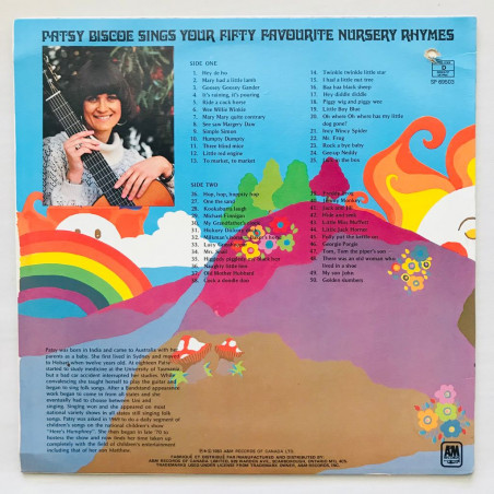 Patsy Biscoe - Sings Your Fifty Favourite Nursery Rhymes - LP Vinyl PH