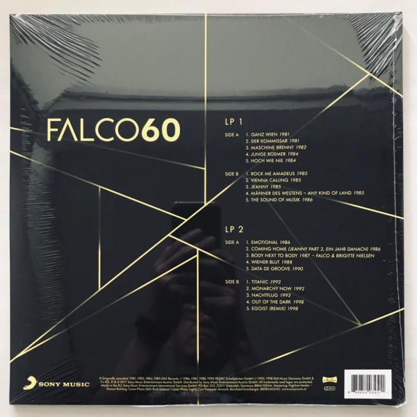Falco - Falco60 - All The Hits - Limited Yellow 2 LP Vinyl PH