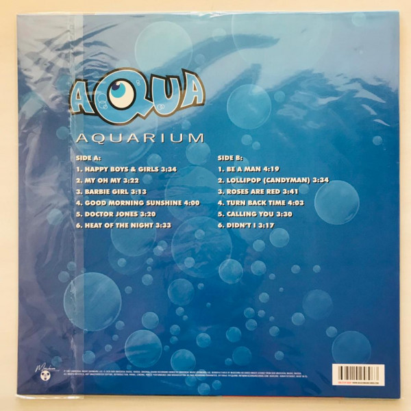 Aqua - Aquarium - Limited Yellow LP Vinyl PH