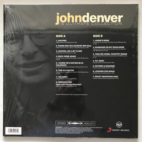 John Denver - His Ultimate Collection - LP Vinyl Piringan Hitam PH