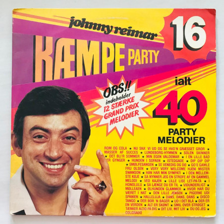 Johnny Reimar - Kaempe Party 16 - Hits - 2 LP Vinyl PH