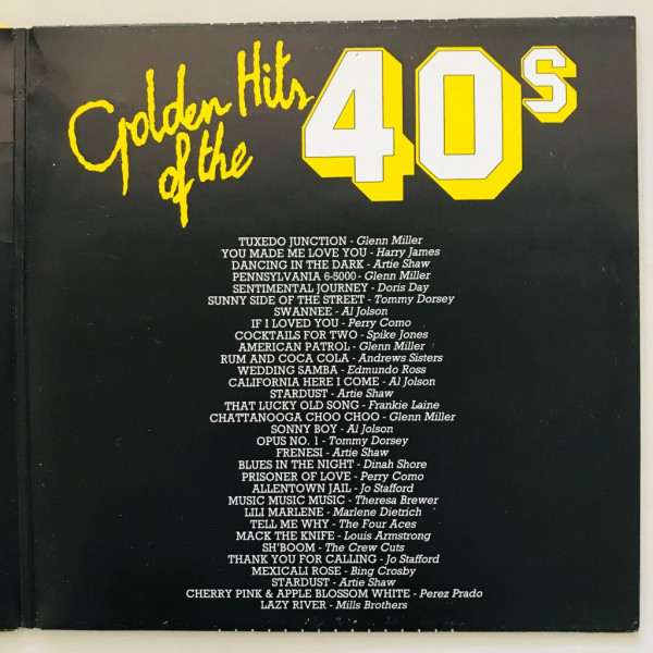 Various - Golden Hits Of The 40s - 2 LP Vinyl PH